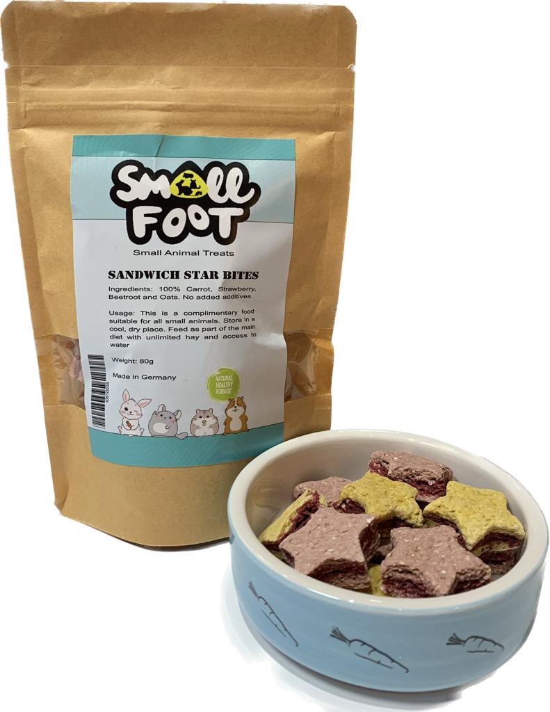 Small Foot Sandwich Star Bites 80g – lavishpetcentre