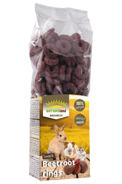 Natureland - Beetroot Rings 105g – lavishpetcentre